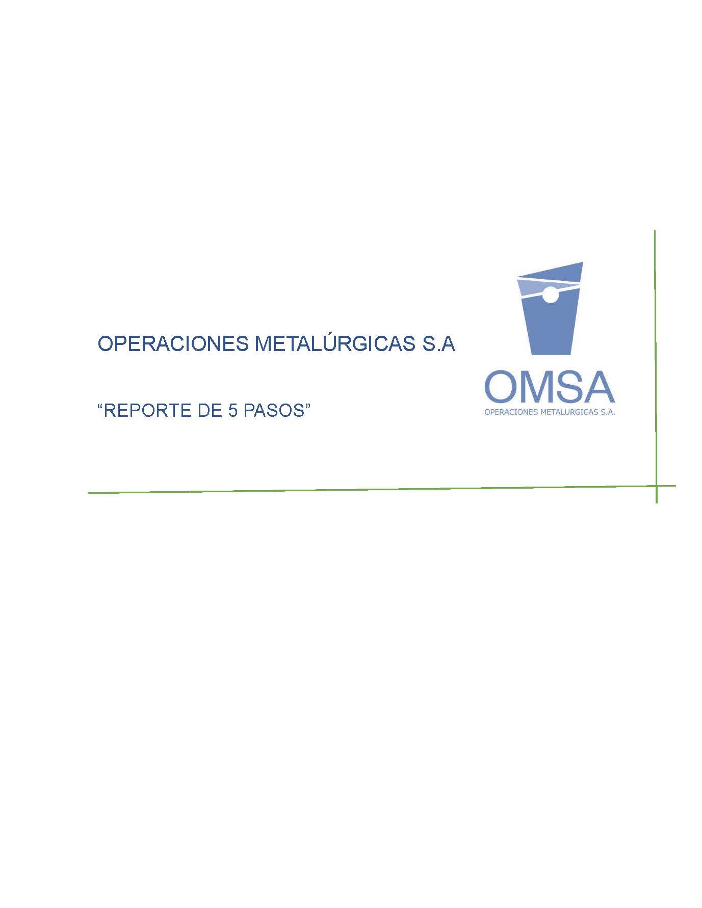 Operaciones Metalúrgicas S.A. OMSA